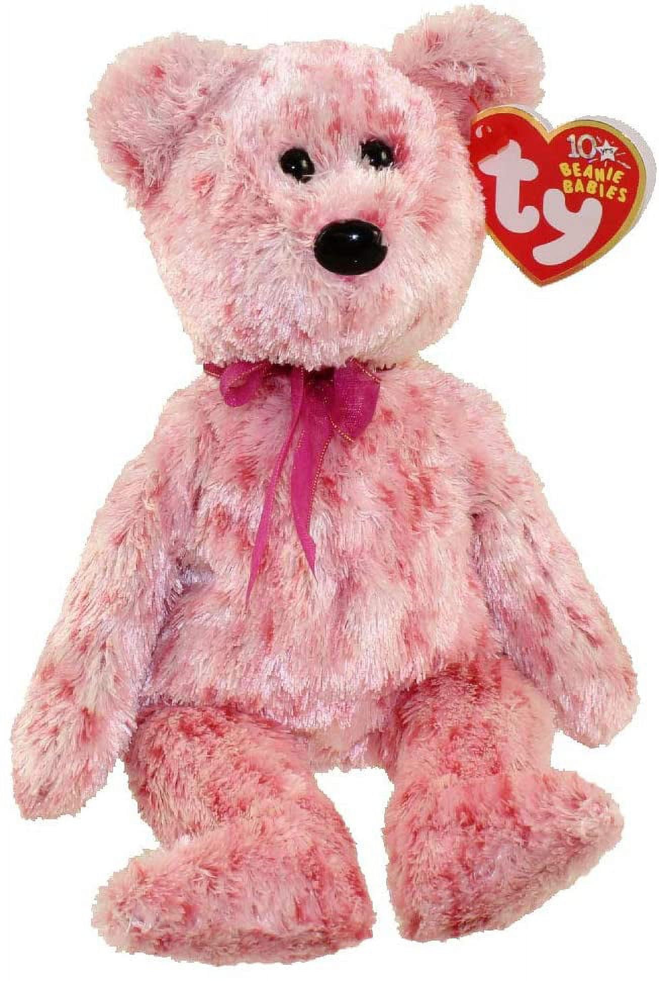 TY Beanie Baby - SMITTEN The Black Nose Bear Plush - Walmart.com