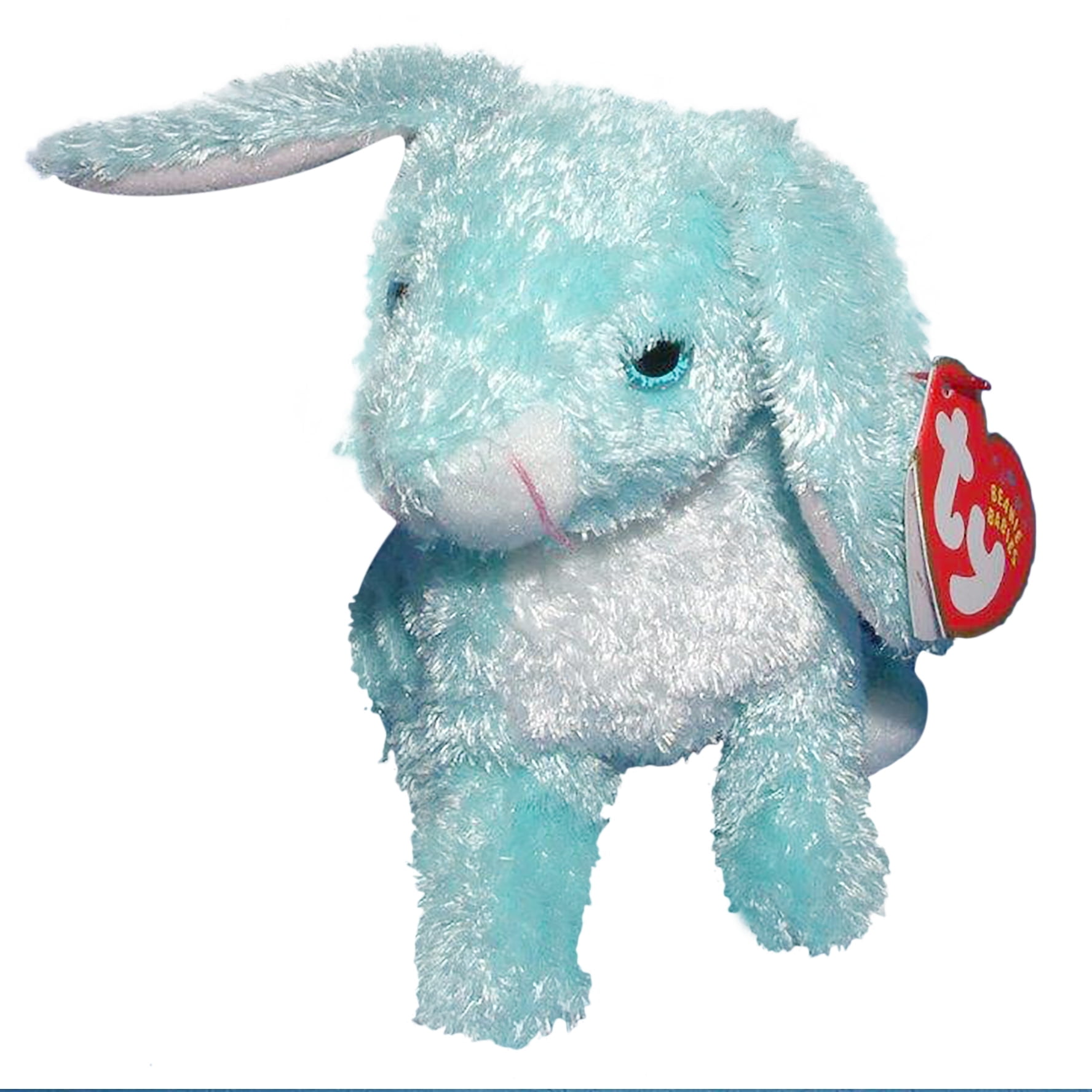 TY Beanie Baby - SPRING the Aqua Green Bunny (5" Plush) (BONUS ONE ...