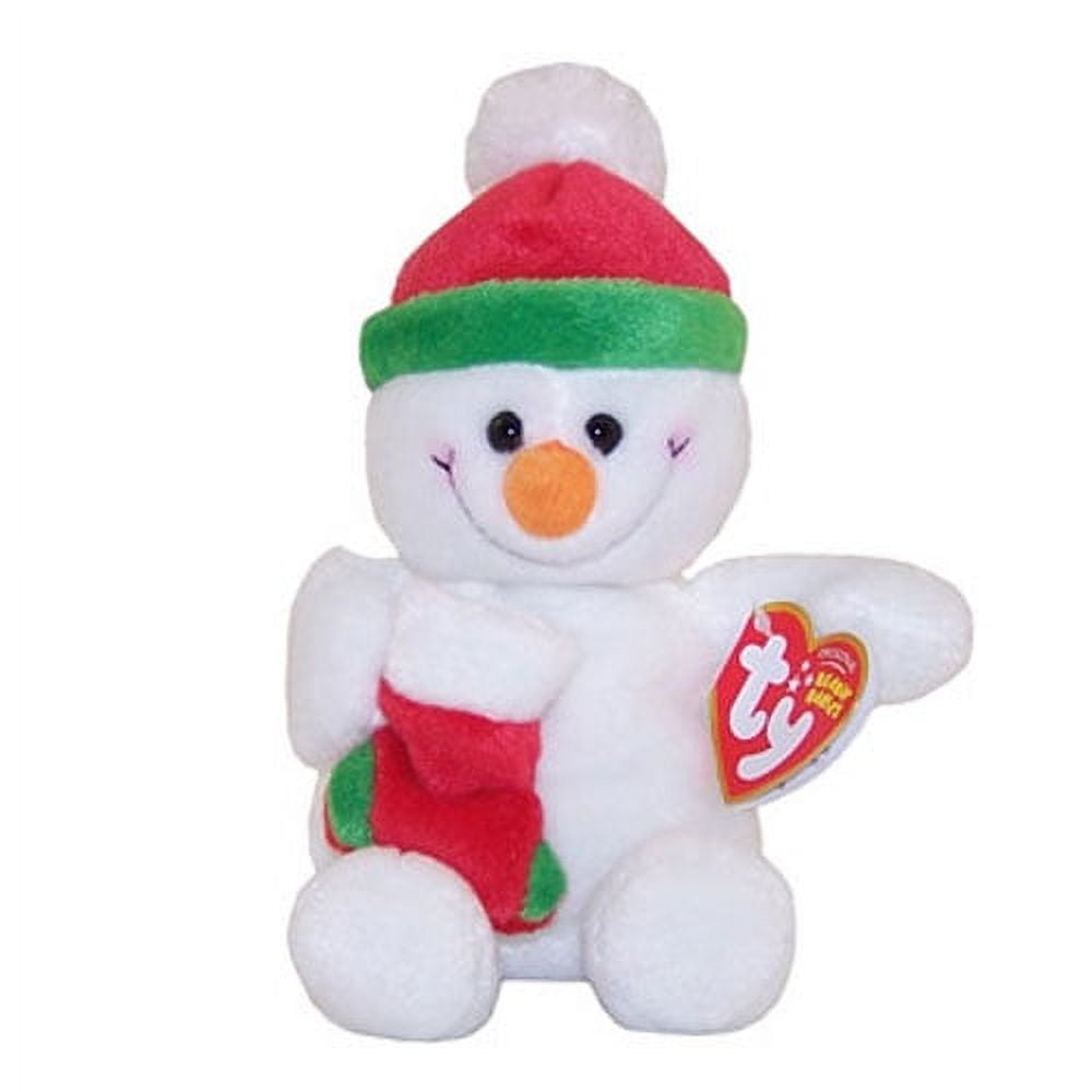 TY Beanie Baby - STOCKINGS the Snowman (7.5 inch) - Walmart.com