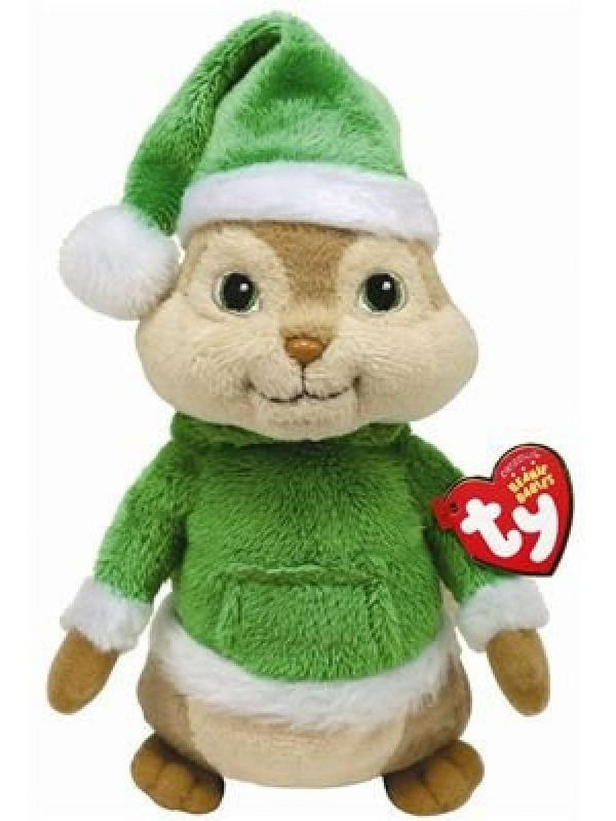 TY Beanie Baby Theodore, Holiday Hat, Alvin & the Chipmunks, 7 Inch ...