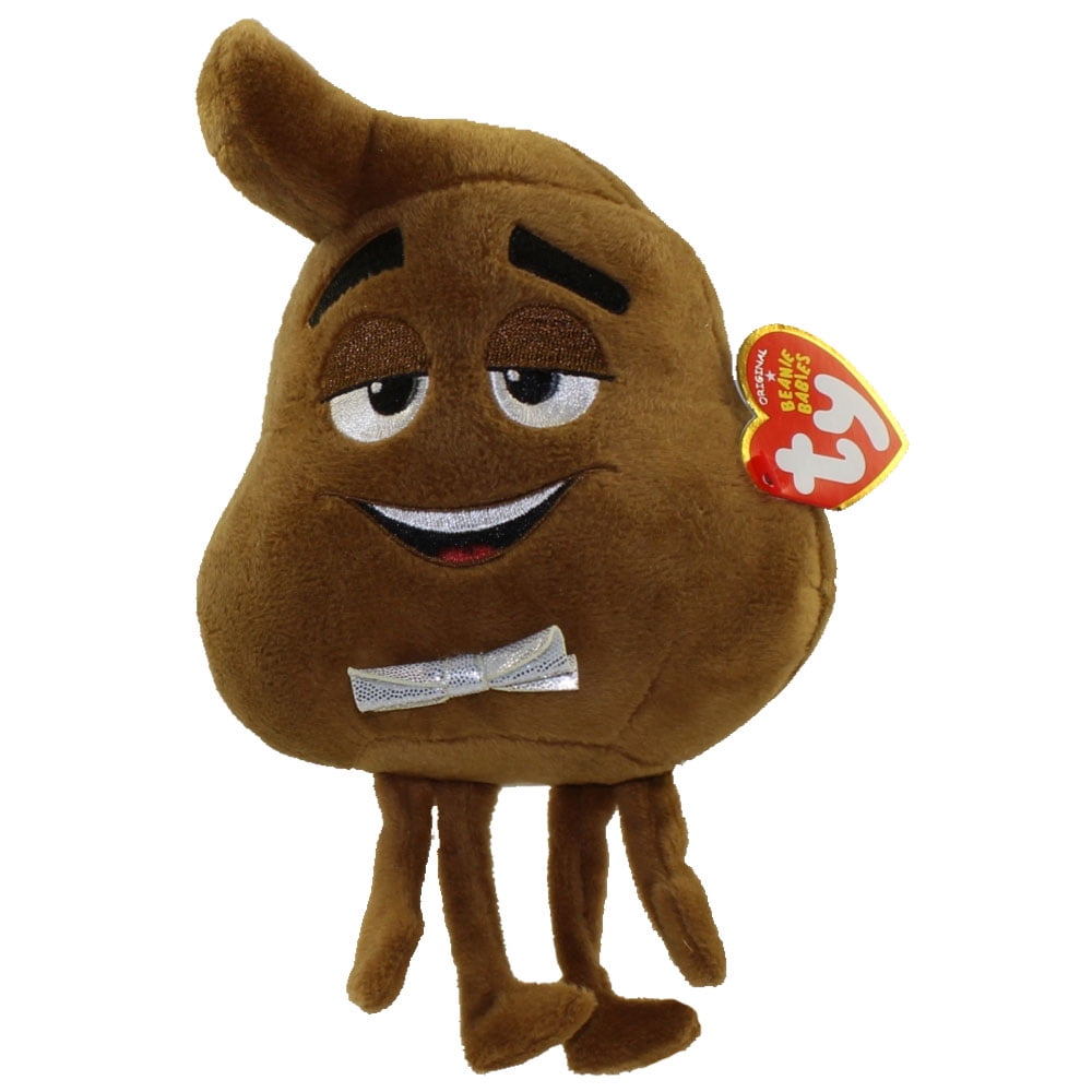 TY Brand Beanie Baby - Plush Toy from The Emoji Movie - POOP SR (6 inch ...