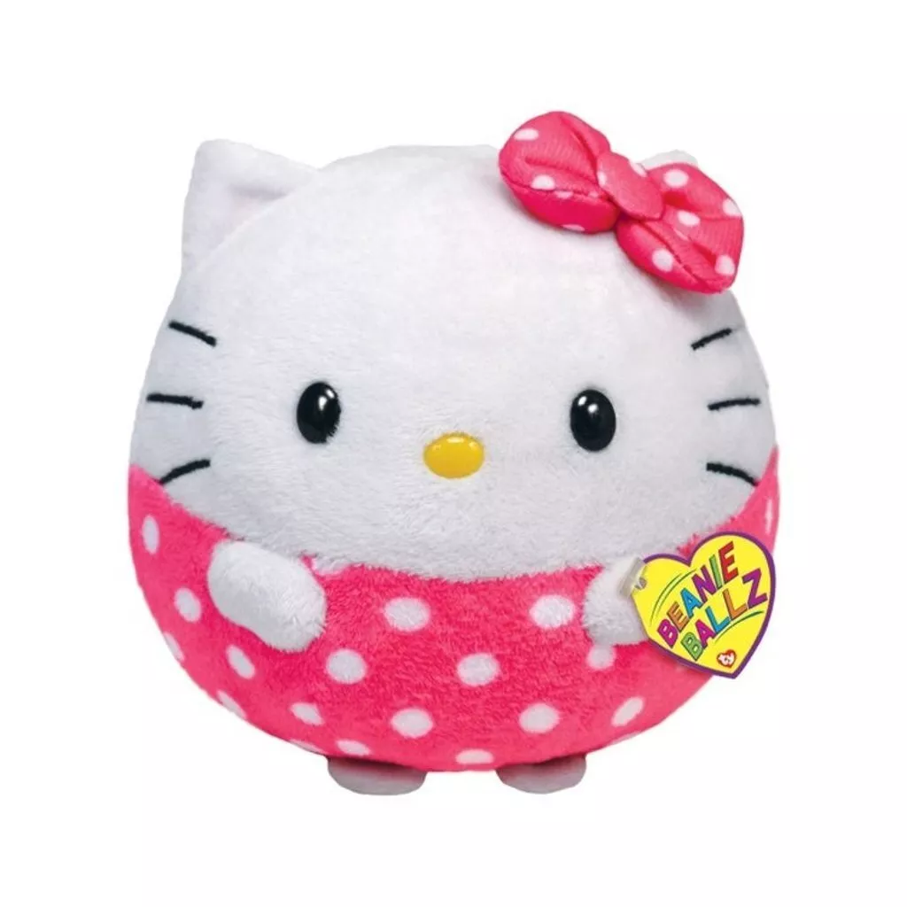 TY Beanie Ballz - Hello Kitty Polka Dots 5" Plush - Walmart.com