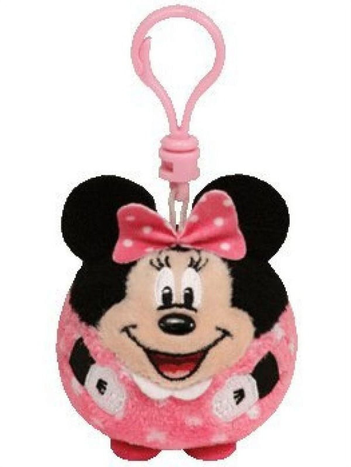 TY Beanie Ballz - MINNIE MOUSE (Plastic Key Clip - 2.5 inch) - Walmart.com