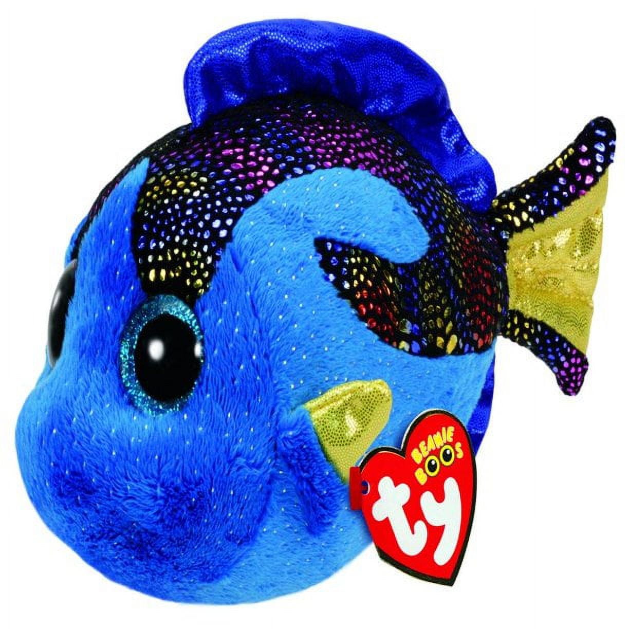 TY Beanie Boos - AQUA the Fish (Glitter Eyes) (Regular Size - 6 in ...