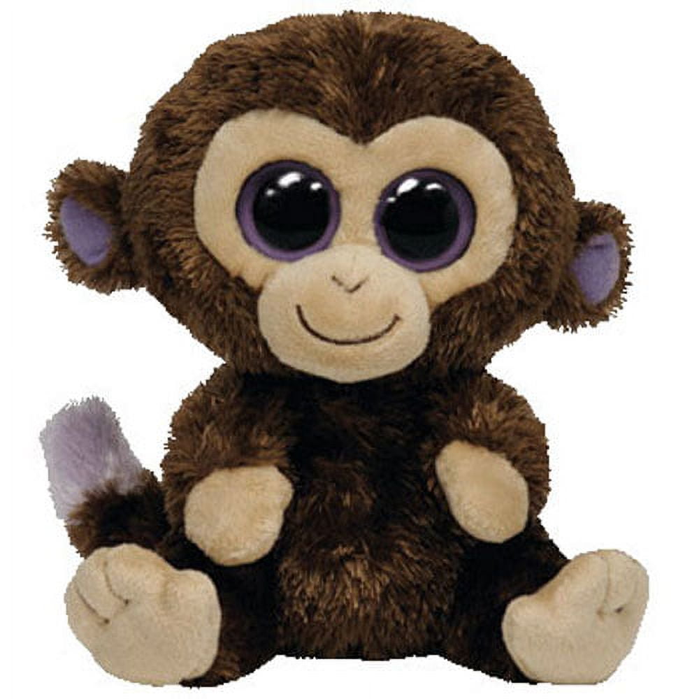 TY Beanie Boos - COCONUT the Monkey (Solid Eye Color) (Regular Size - 6 ...