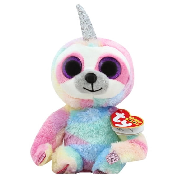 TY Beanie Boos - COOPER the UniSloth (Glitter Eyes)(Regular Size - 6 ...