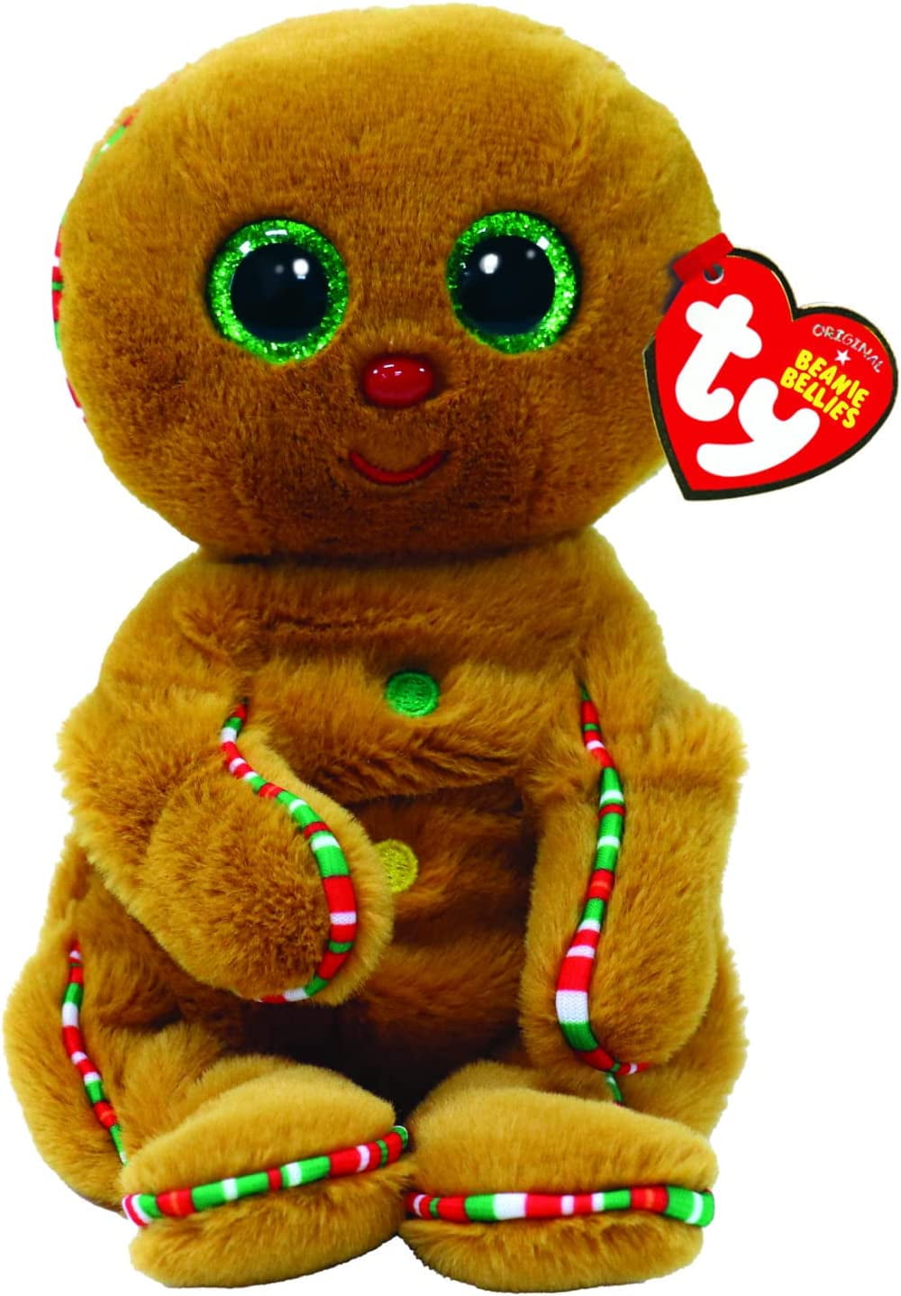 TY Beanie Boos - CRISPIN the Gingerbread Man (Glitter Eyes Regular Size ...