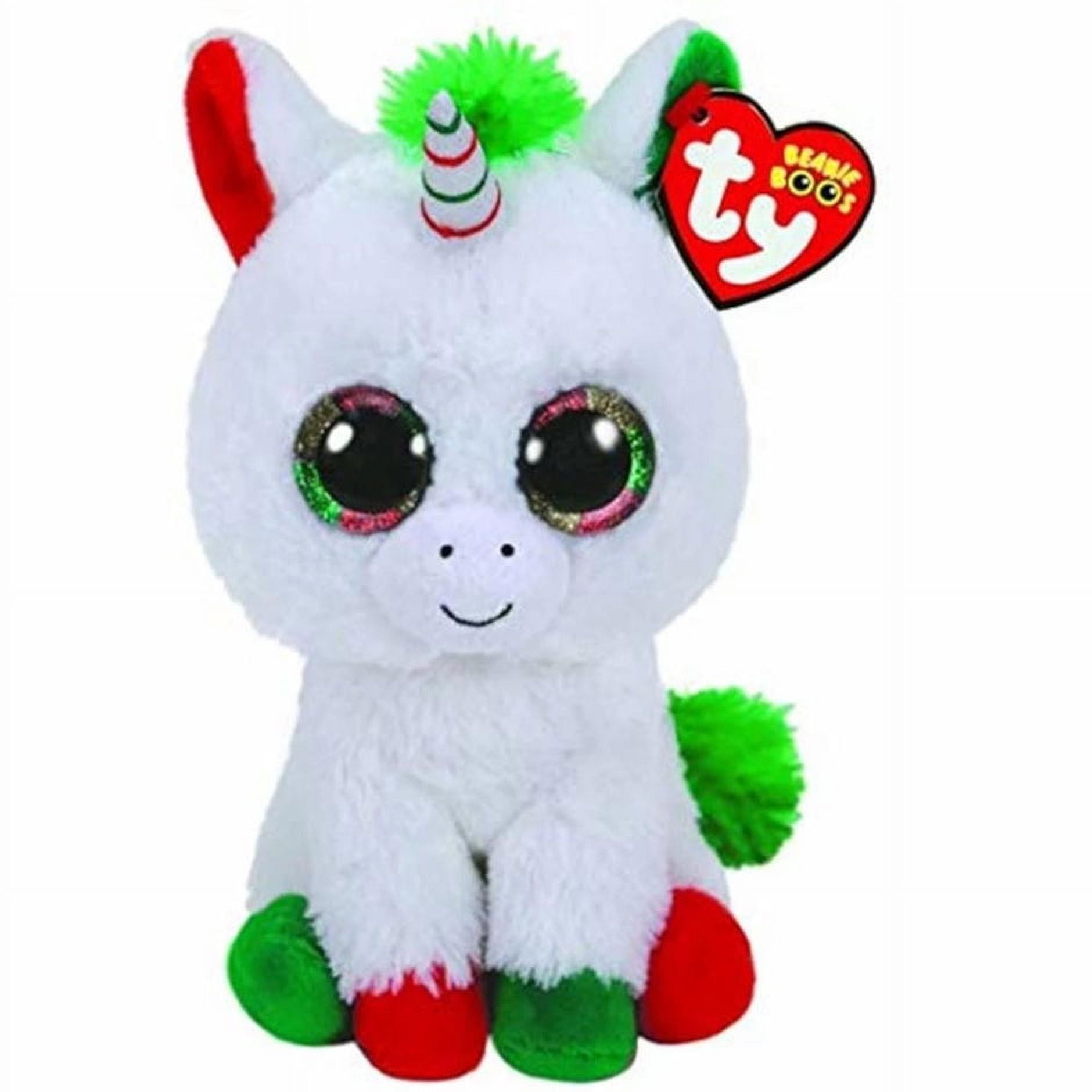 TY Beanie Boos - Candy Cane Unicorn Christmas Limited Edition (Glitter ...
