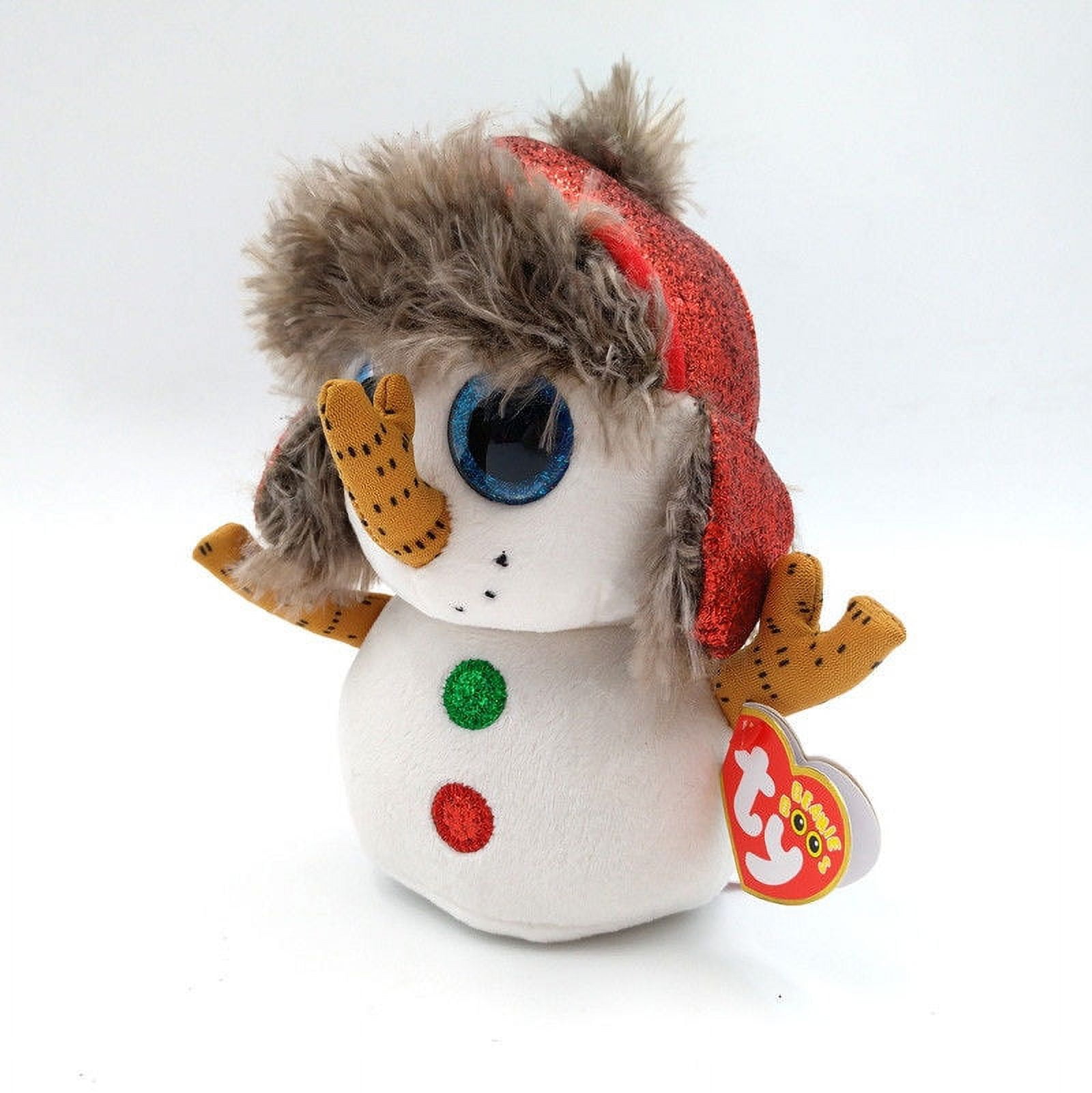 TY Beanie Boos - Christmas Limited Edition Buttons - Snowman (Glitter ...