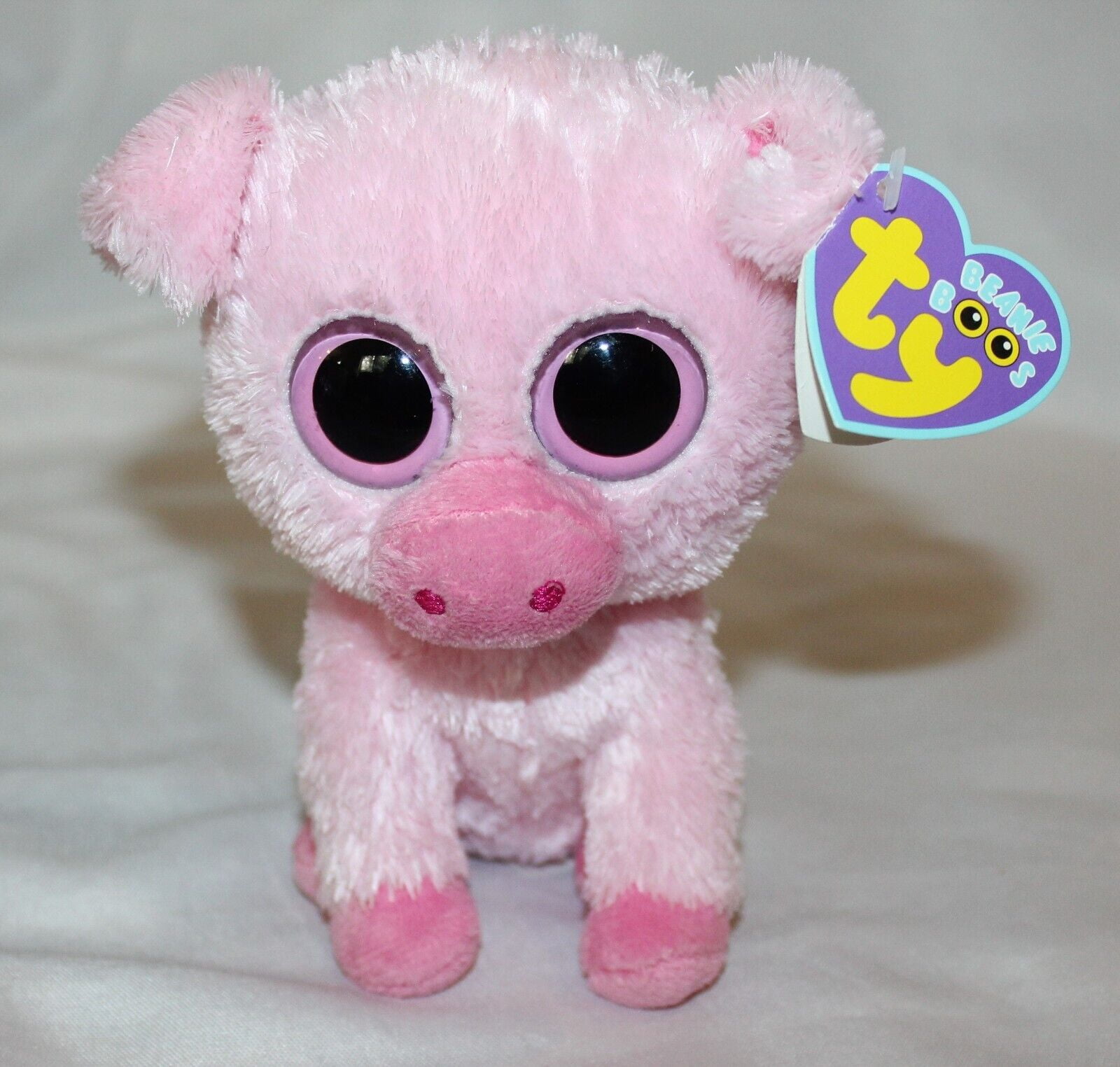 TY Beanie Boos - Corky The Pig Regular Size 6" Plush (With Fun Chops ...