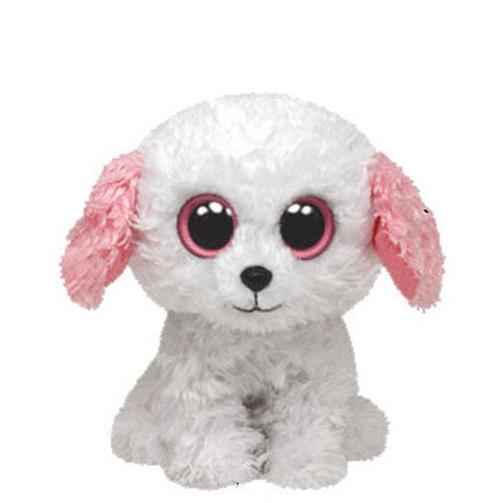 TY Beanie Boos - DIVA the Bichon Dog (Solid Eye Color) (Regular Size ...