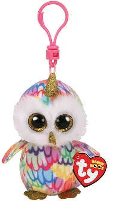 TY Beanie Boos Enchanted Unicorn Owl Key clip 3" - Walmart.com