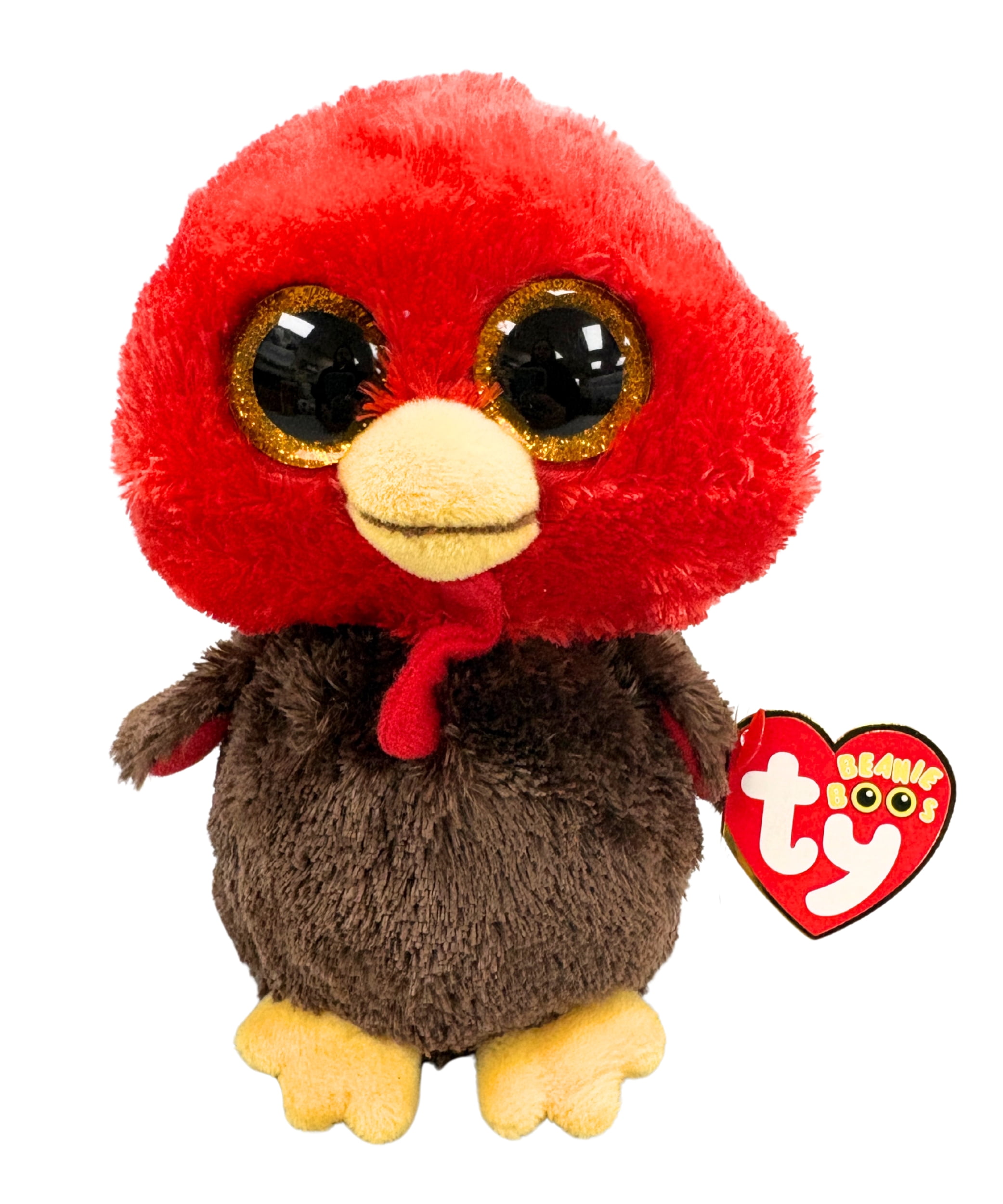 TY Beanie Boos - FEATHERS the Turkey (Glitter Eyes)(Regular Size - 6 ...