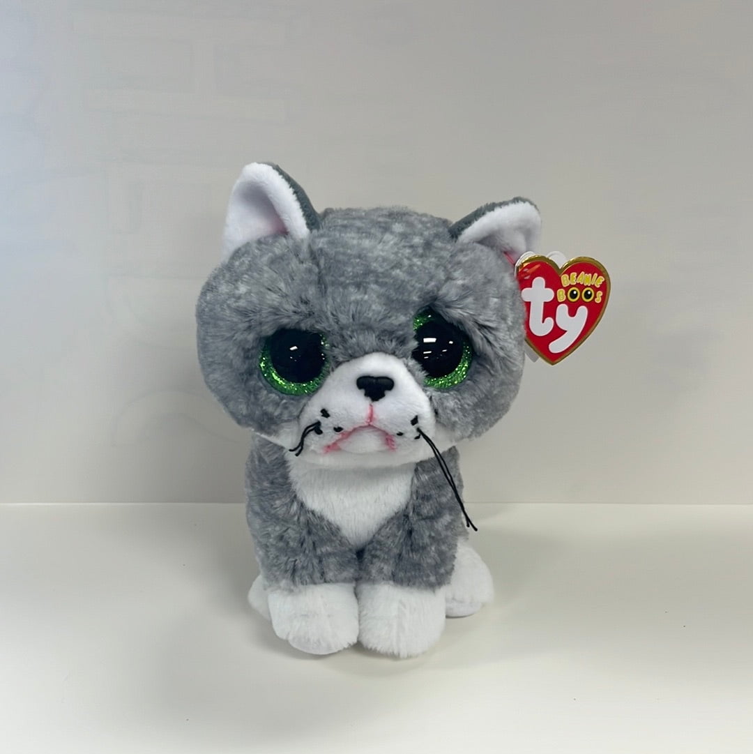 TY Beanie Boos - FERGUS the Cat (Glitter Eyes)(Regular Size - 6 inch ...