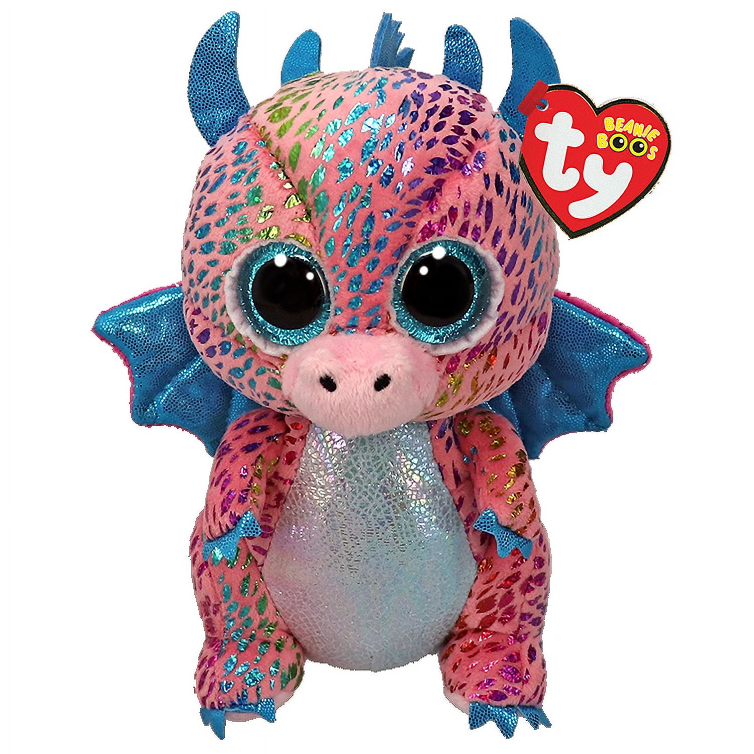 Ty Beanie Boo Flint - Multicolored Dragon - 6"", 37346 - Walmart.com