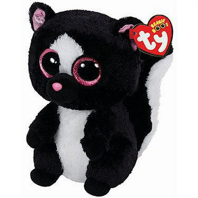 TY Beanie Boos - FLORA the Skunk (Glitter Eyes) Small 6" Plush (With ...