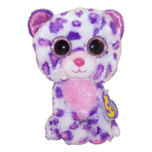 TY Beanie Boos - GLAMOUR the Purple and White Leopard (REGULAR SIZE 6 ...