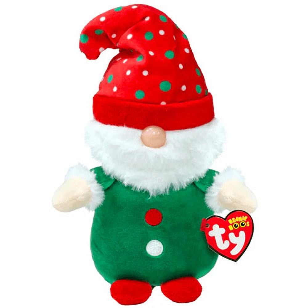 TY Beanie Boos - GNOLAN the Christmas Gnome (Glitter Eyes)(Regular Size ...