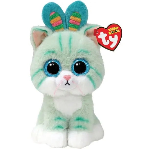 TY Beanie Boos - GUMDROP the Teal Cat (Regular Size - 6 inch) - Walmart.com