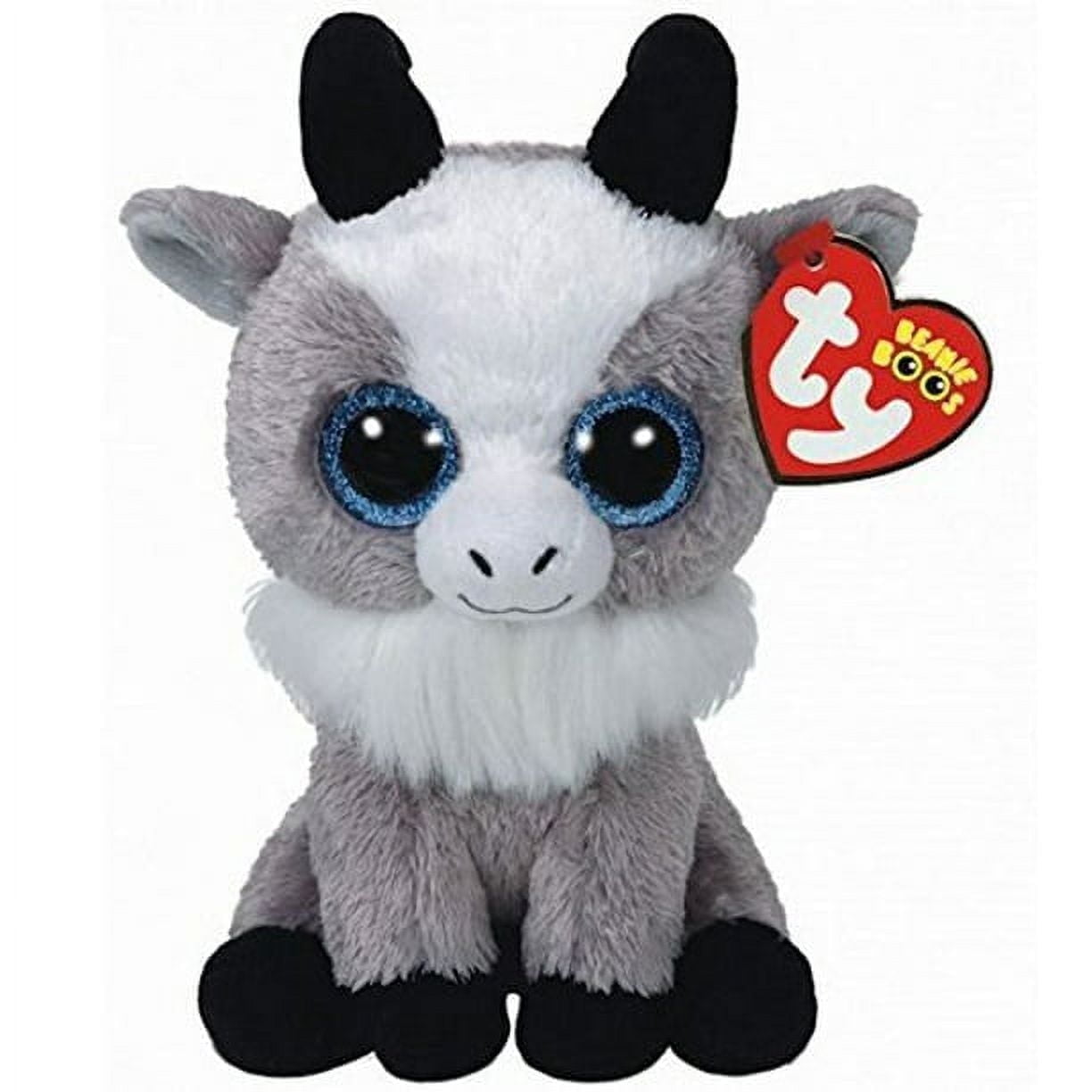 TY Beanie Boos - Gabby the Goat (Glitter Eyes)( Regular 6" Plush)(BONUS ...