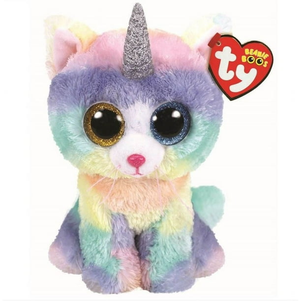 TY Beanie Boos - HEATHER the UniCat (Regular Size - 6 inch) - Walmart ...