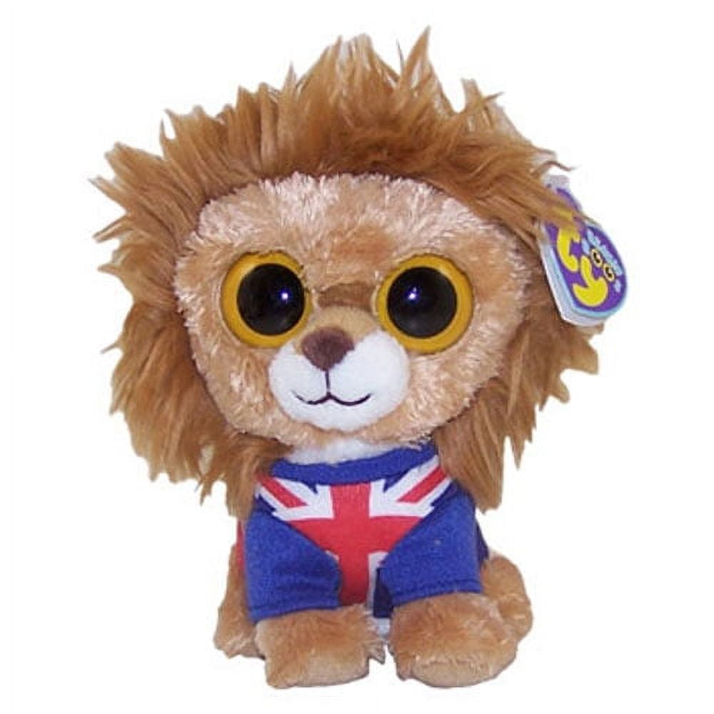 TY Beanie Boos - HERO the Lion with UK Shirt (Regular Size - 6 inch ...