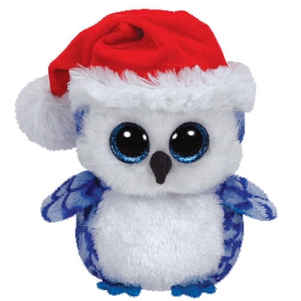 TY Beanie Boos - ICICLES Plush Toy, Stuffed Animal, Blue Owl with ...