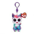 TY Beanie Boos - IZABELLA the Husky Dog (Glitter Eyes)(Plastic Key Clip ...