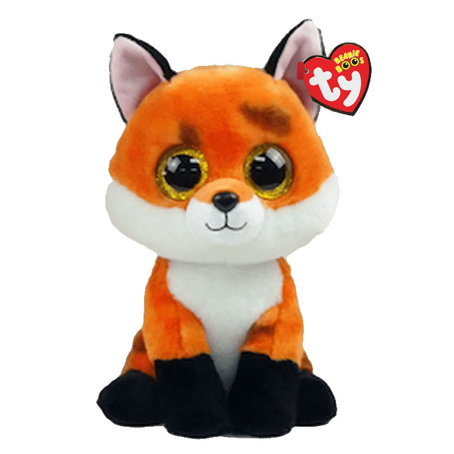 TY Beanie Boos - MEADOW the Fox (Glitter Eyes)(Medium Size - 9 inch ...