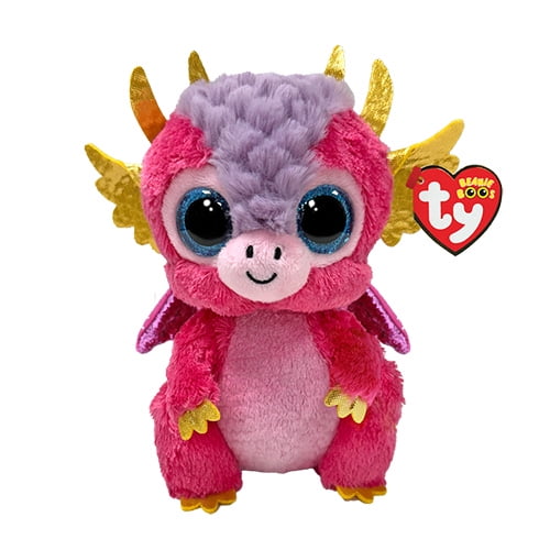 TY Beanie Boos - MIA the Pink & Purple Dragon (Glitter Eyes)[Regular ...