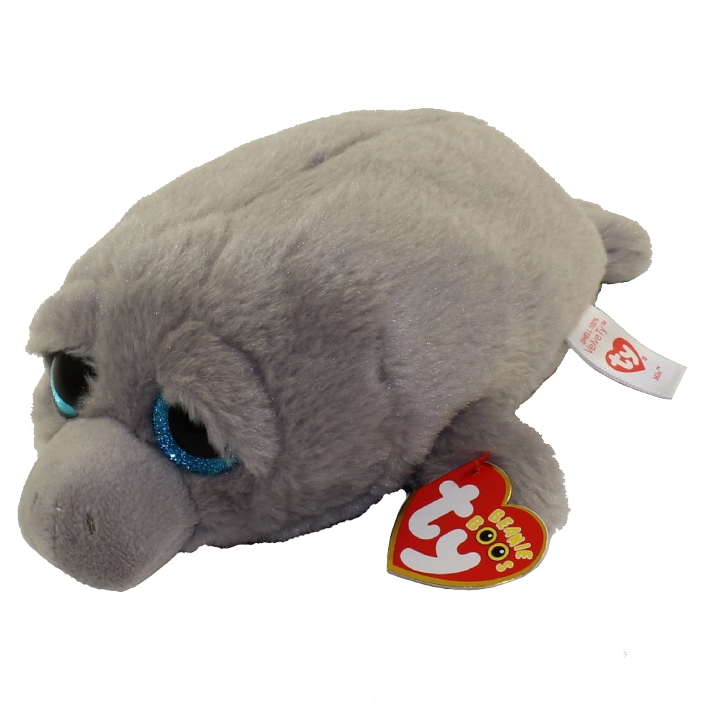 TY Beanie Boos - MILO the Manatee with Glitter Eyes, Plush Stuffed ...