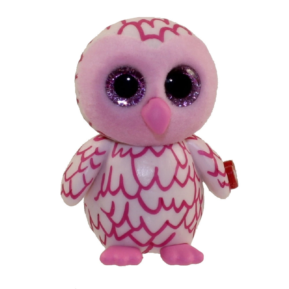 TY Beanie Boos - Mini Boo Figures - PINKY the Pink Owl (2 inch ...