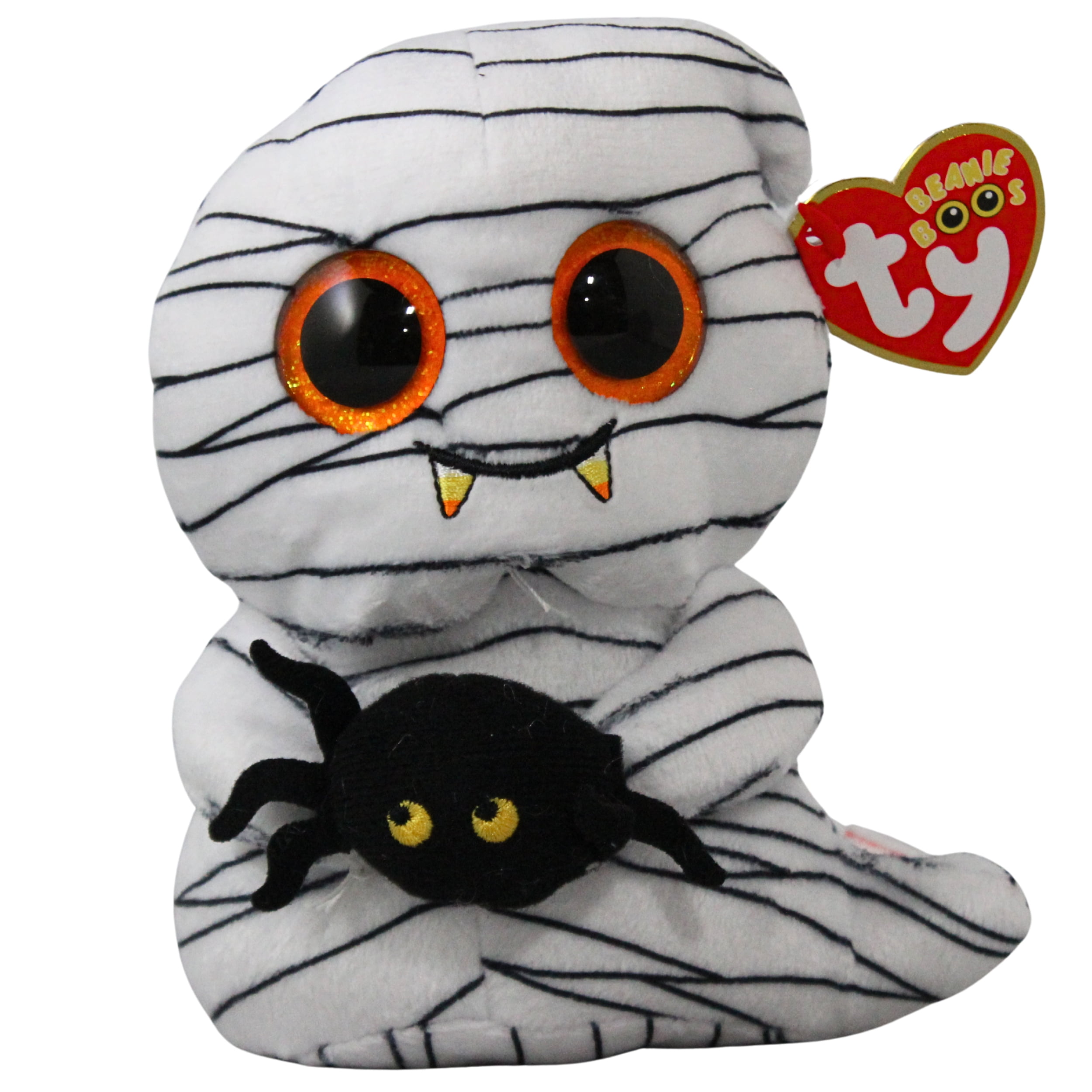 Ty Beanie Boos - Ooooky the Ghost – Glitter Eyes - Stuffed Animal ...