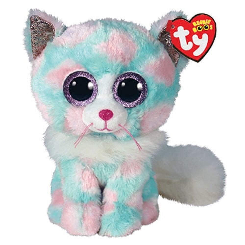 TY Beanie Boos - OPAL the Kitty Cat (Glitter Eyes)(Regular Size - 6 ...