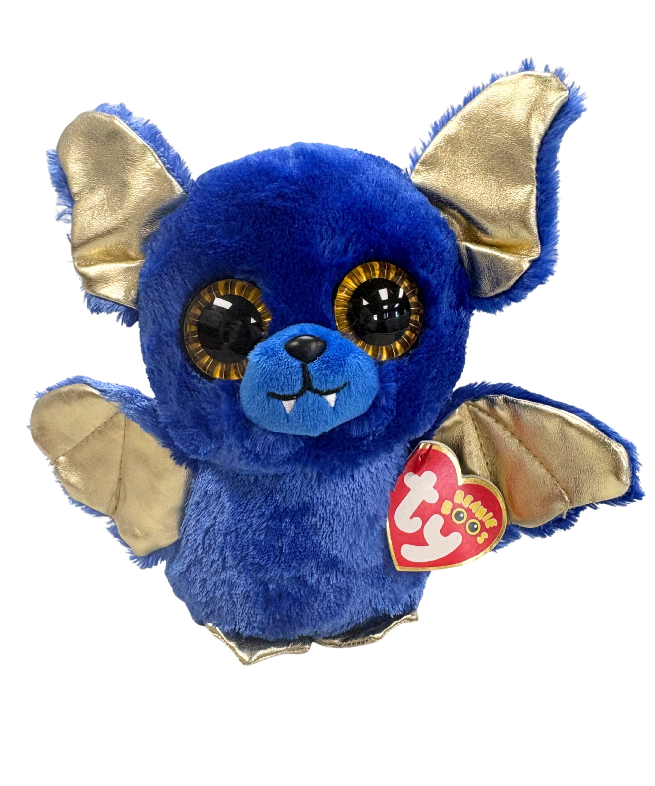 TY Beanie Boos - OZZY, Blue Bat Plush with Glitter Eyes, 6 inches ...