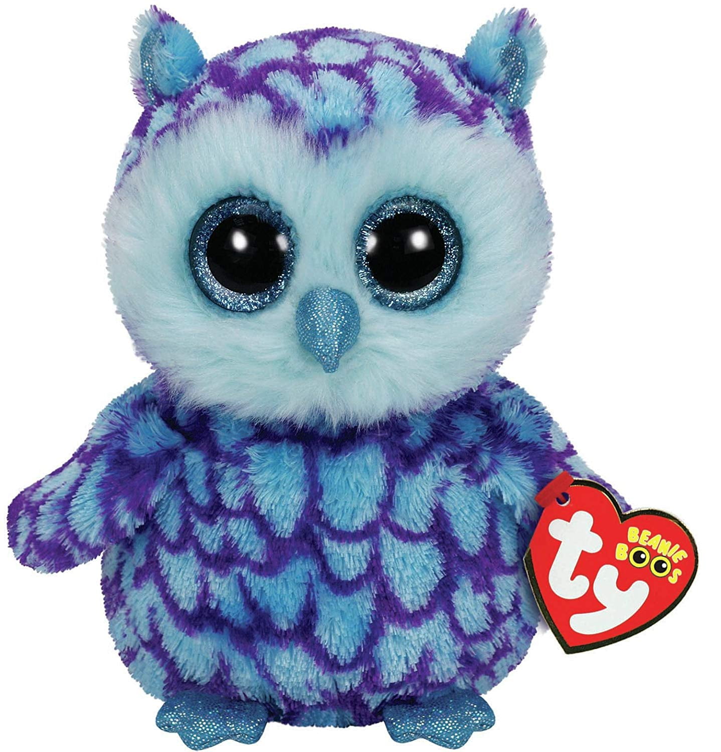 Ty Beanie Boos, Oscar the Owl, Glitter Eyes, Small 6" Plush - Walmart.com