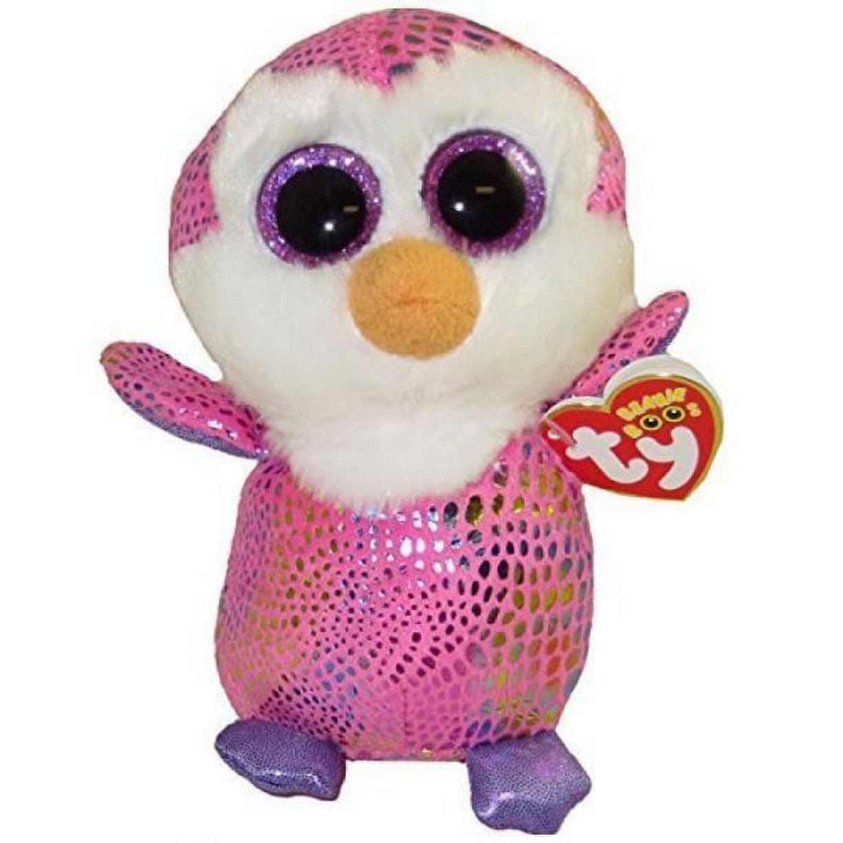 TY Beanie Boos - PATTY the Penguin (Glittery Eyes) (Regular Size 6 ...