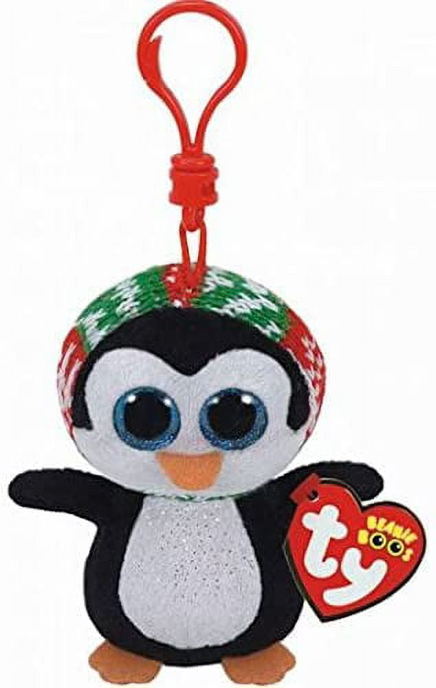 TY Beanie Boos - PENELOPE Penguin (CHRISTMAS LIMITED EDITION) Key clip ...