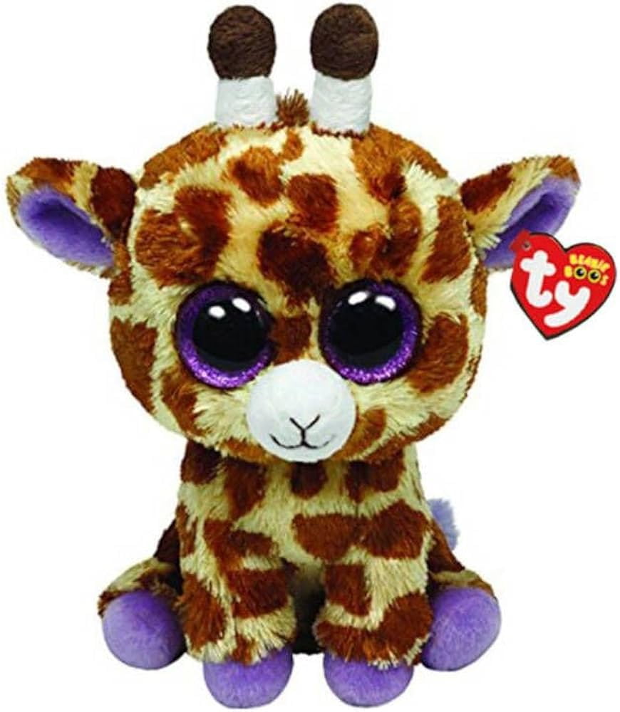 TY Beanie Boos - SAFARI the Giraffe (Glitter Eyes) (Regular Size - 6 ...