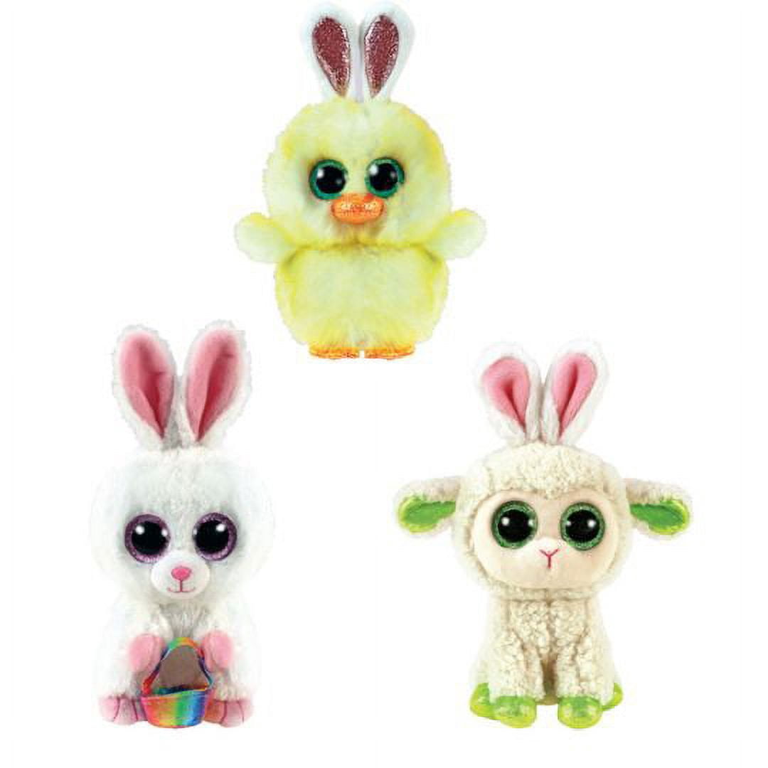 TY Beanie Boos - SET OF 3 EASTER Sunday, Mary & Coop (Glittery Eyes ...