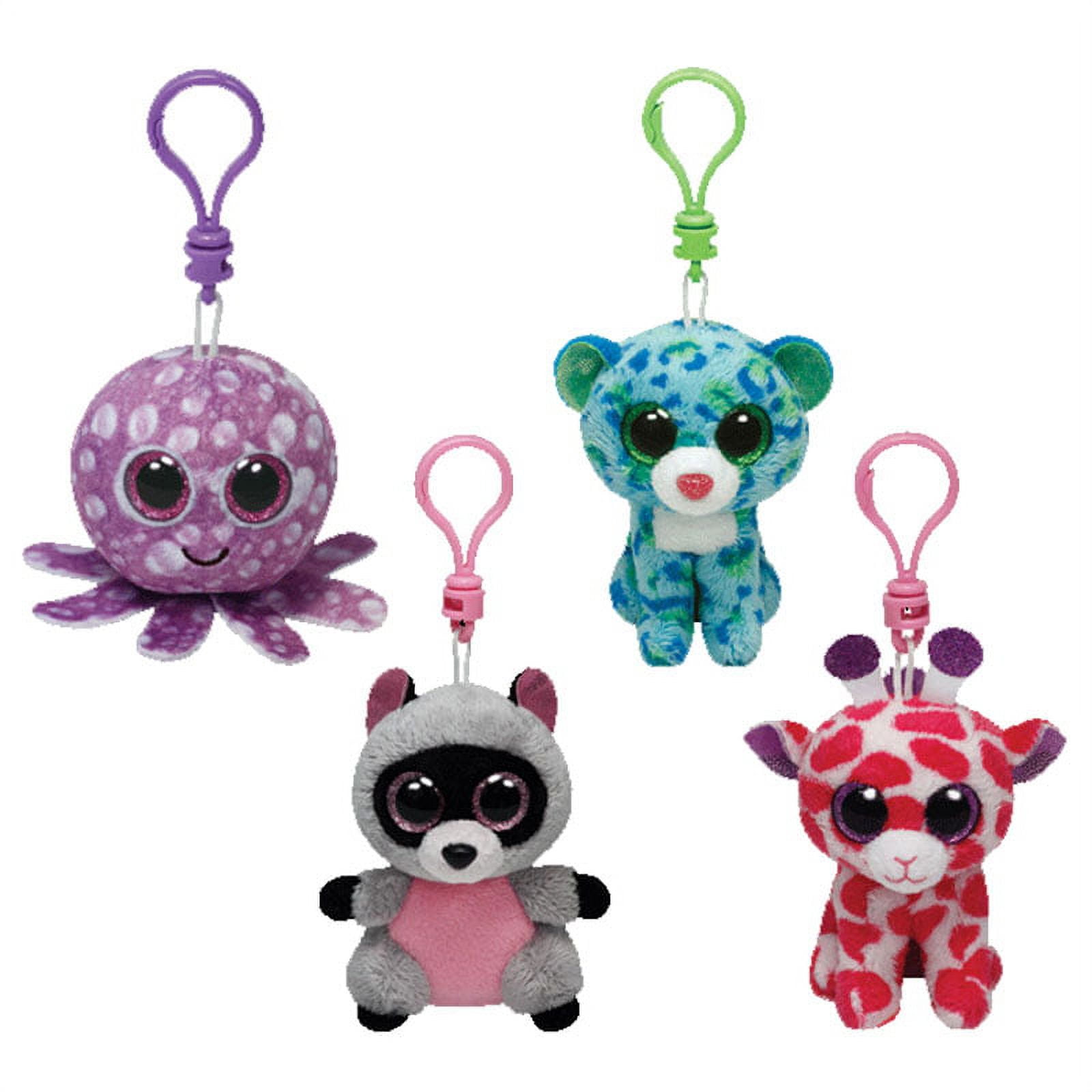 TY Beanie Boos - SET OF 4 2014 Releases (Plastic Key Clip - 3 inch ...