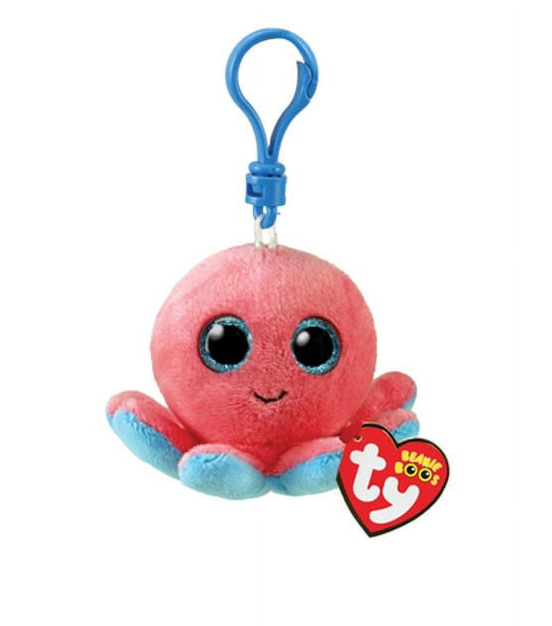 TY Beanie Boos - SHELDON the Octopus (Glitter Eyes) (Key Clip - 3 ...