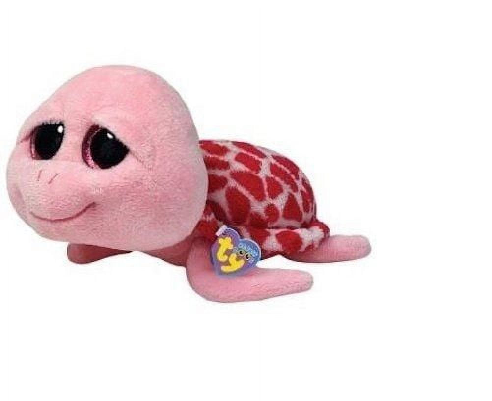 Ty Silk Shellby Pink Sea Turtle Beanie Boos Stuffed Plush Toy, 5 ...