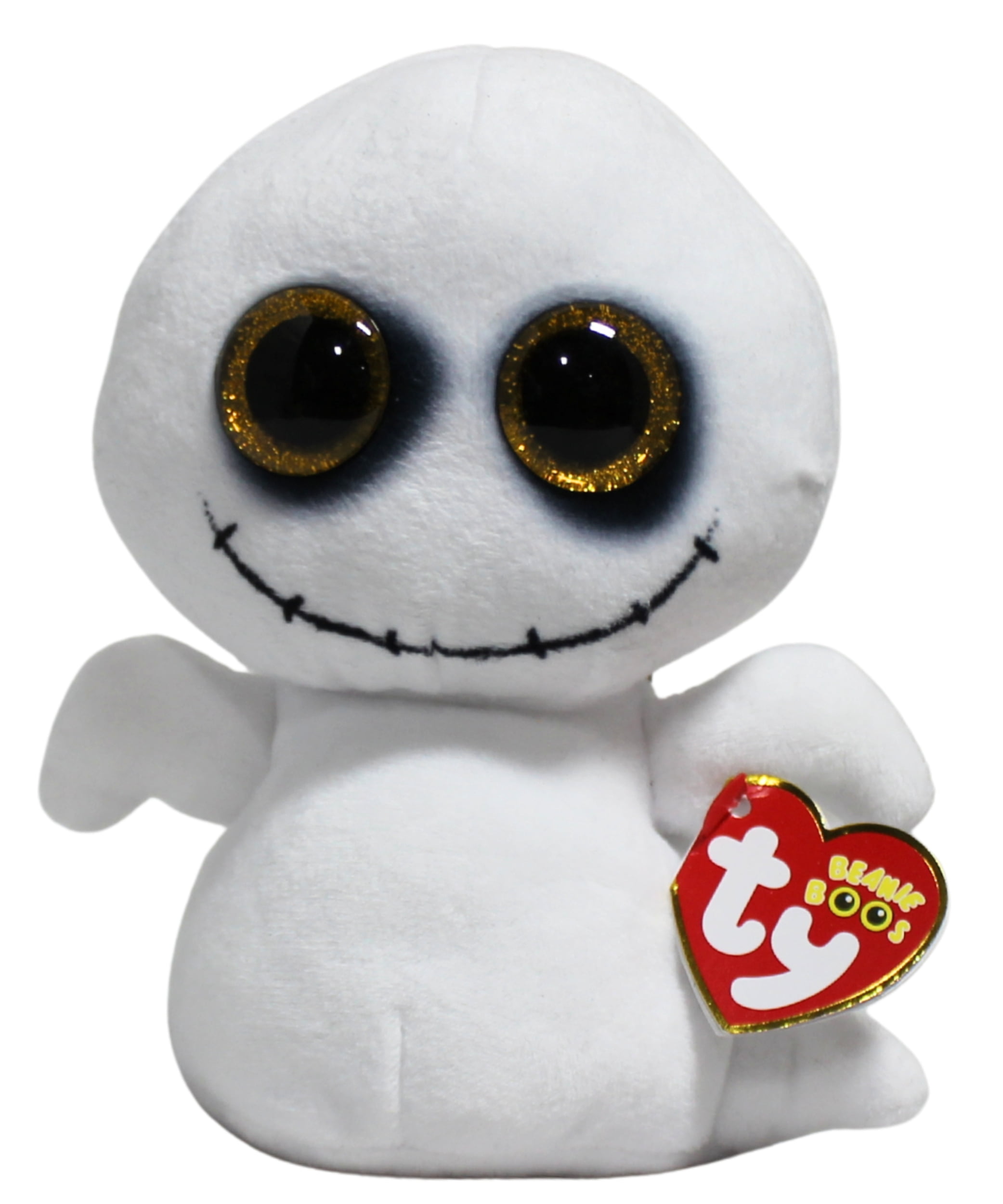 Ty Beanie Boos - Spike the Ghost – Glitter Eyes - Stuffed Animal ...