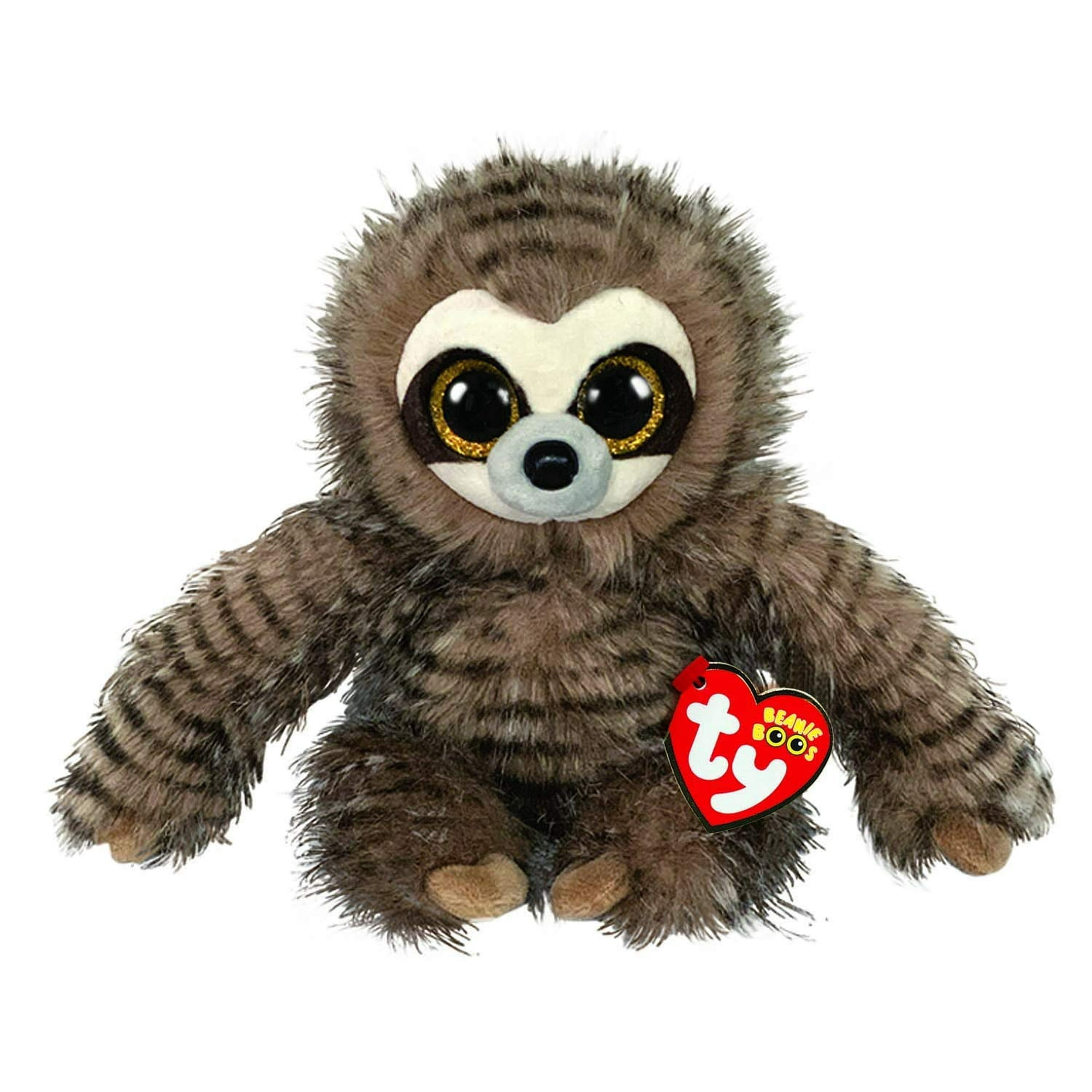 TY Beanie Boos - SULLY the Sloth Plush (Glitter Eyes) (Regular Size 6 ...