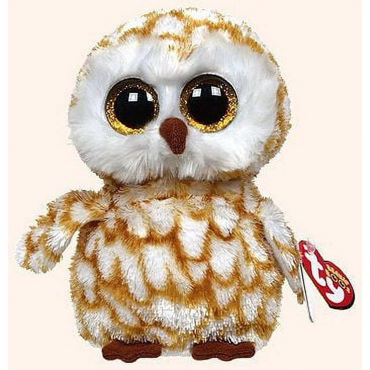 TY Beanie Boos - Swoops Brown Owl (Glitter Eyes Regular Size 6" Plush ...