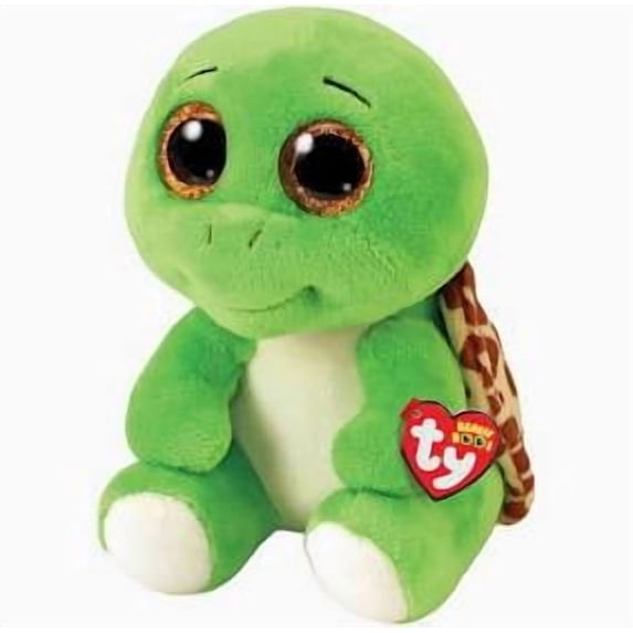 TY Beanie Boos - TURBO the Green Turtle (Glitter Eyes)(Regular Size 6 ...