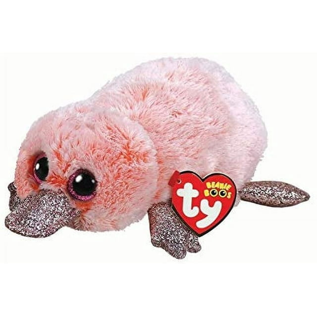TY Beanie Boos - WILMA the Pink Platypus (Glitter Eyes) (REGULAR SIZE 6 ...