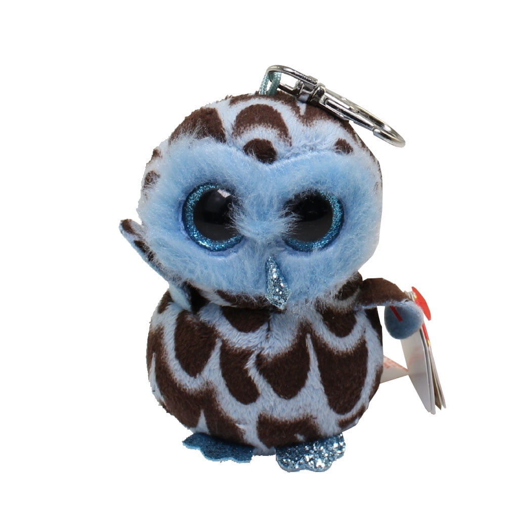 TY Beanie Boos - YAGO the Owl (Glitter Eyes)(Metal Key Clip Version ...