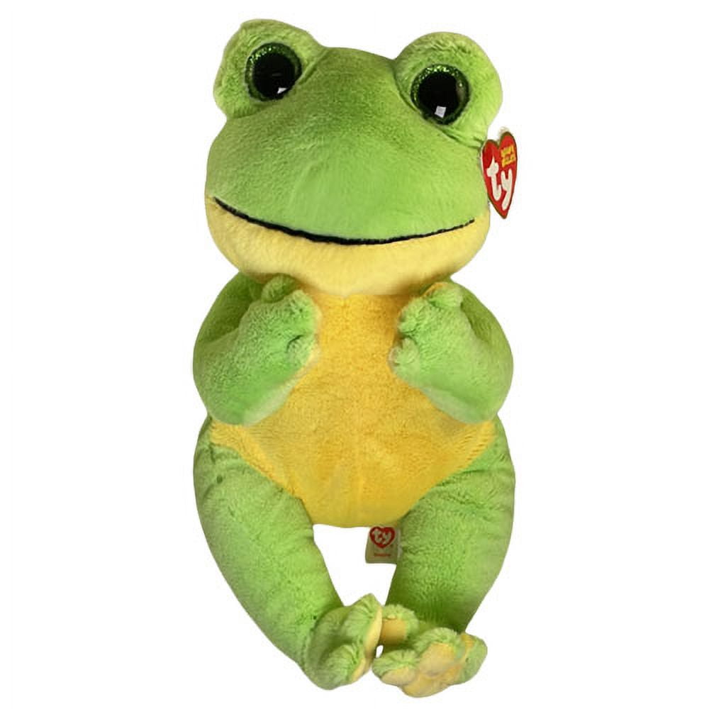 TY Beanie Buddy (Beanie Bellies) - SNAPPER the Frog (Medium Size - 12 ...